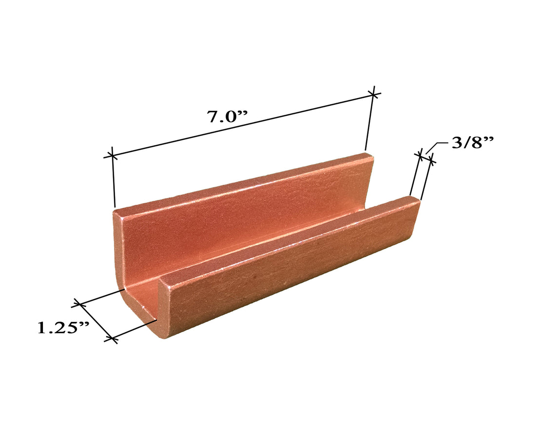 Motor Grader Moldboard Slide Brass Wear Kit with Covers, Fits Caterpil ...